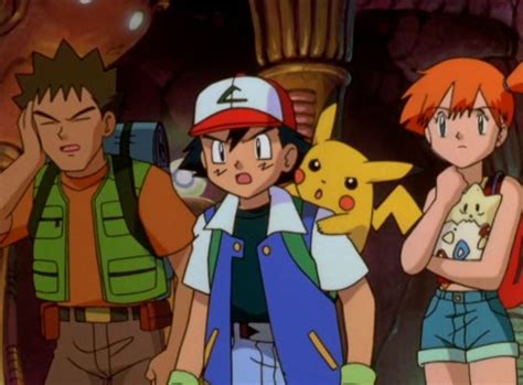 Brock Ash Ketchum Pikachu Togepi Misty Ash And Misty From Pokemon