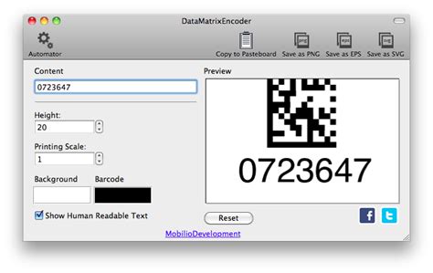 DataMatrixEncoder Data Matrix Barcode Generator