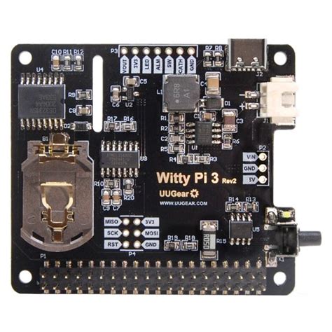 Witty Pi 3 Rev2 Realtime Clock And Power Management For Raspberry Pi