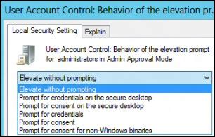 Disable UAC Windows Server Turn Off User Account Control