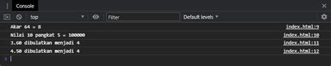 Property Dan Method Objek Math Dalam Javascript Belajarwithib