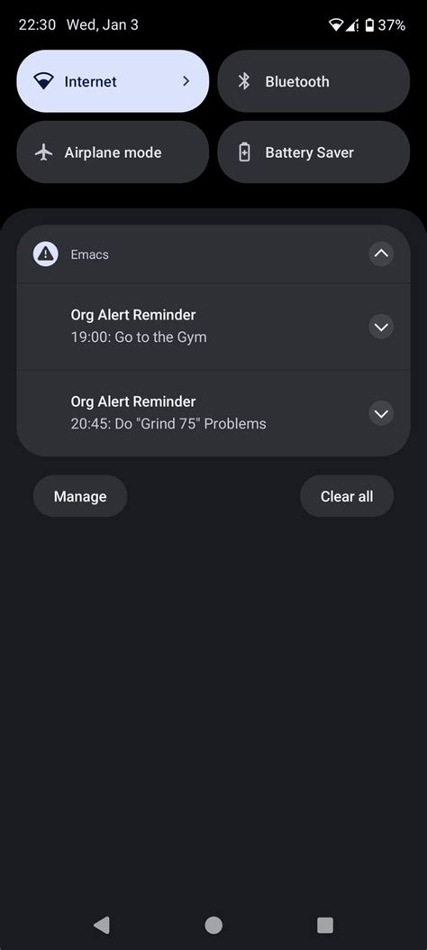 Emacs Notifications On Linux And Android Remacs