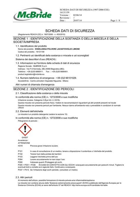 Mexiram Scheda Sicurezza