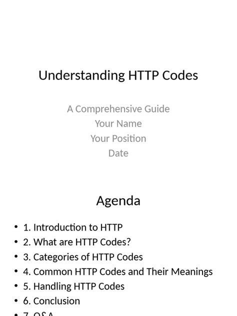 codes presentation pdf networking web server