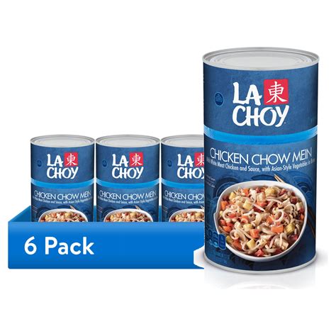 6 Pack La Choy Chicken Chow Mein White Meat Chicken And Vegetables