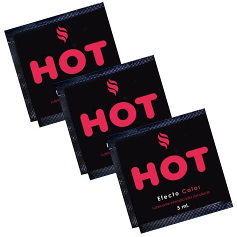 Pack 3 Sachet Lubricante Hot