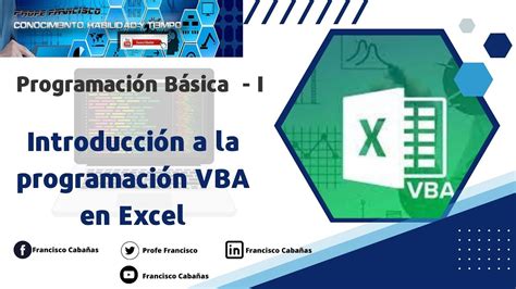 Video 1 Introducción A La Programacion Vba En Excel Youtube