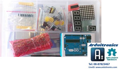 Arduino UNO R แท Made in Italy Starter Kit หนงสอการใชงาน Arduino ของ ETT Arduino