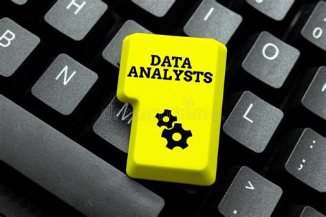text sign showing data analysts business showcase programmer design