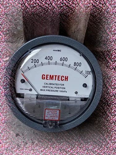 Inch Mm GEMTECH Differential Pressure Gauge In Panchkula Haryana At In New Delhi