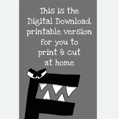 Printable Alphabet Lore Cards Digital Download Alphabet Flashcards
