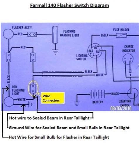 The Electrical Blueprint For The Farmall H 6 Volt Wiring Diagram