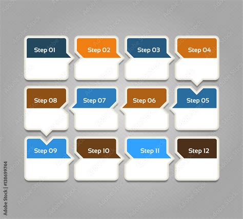 Vector Progress Background Template For Diagram Graph Presentation And Chart Business