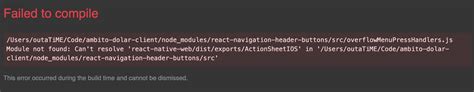 Actionsheetios Is Missing In React Native Web 0120 · Issue 82