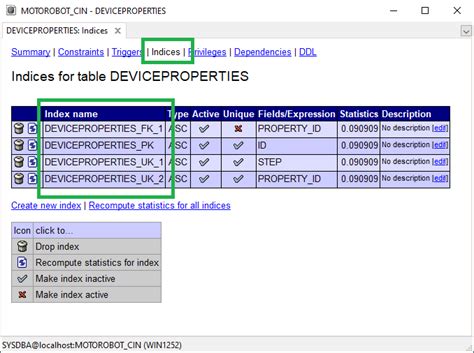 Primary Keys And Foreign Keys Are Not Listed On Indexes Node · Issue