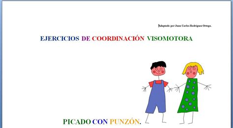 Actividades De Coordinacion Visomotriz Coordinacion Visomotora