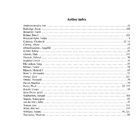 Author Index Acl Anthology