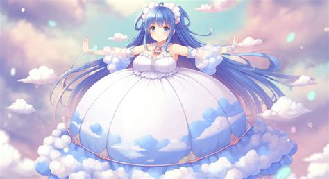 Inflated Cloud Anime Girl By Kingdab28 On Deviantart