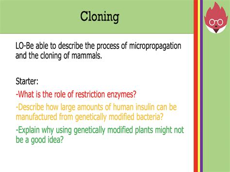 Igcse Edexcel Biology 9 1 Cloning Teaching Resources