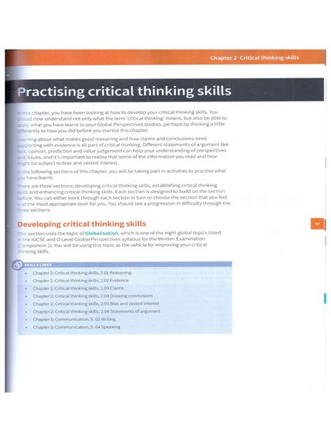 Cambridge Igcse And O Level Global Perspectives Chapter 2c Pdf