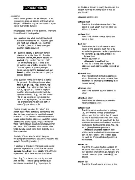 Ethereal Tcpdump Pdf Pdf Ethereal Tcpdump Pdf Pdf