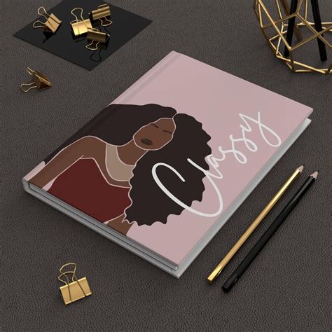 Classy Hardcover Journal For Birthday Ts For Her Self Care Black