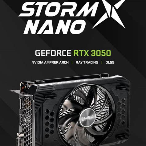 이엠텍, 작지만 강력한 16.2cm 길이의 나노급 사이즈! 이엠텍 지포스 RTX 3050 STORM X NANO D6 6GB ...