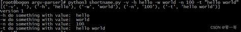 Python脚本启动参数设置与解析python 启动参数 Csdn博客