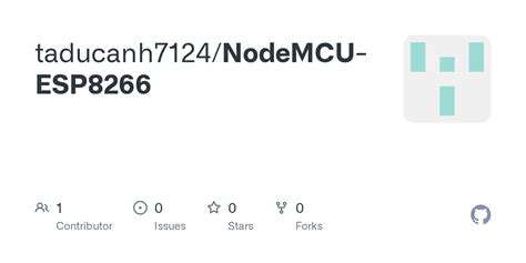 Github Taducanh7124nodemcu Esp8266
