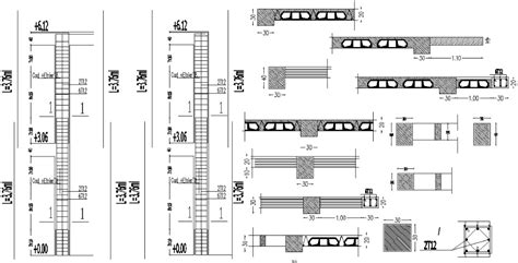 Column Construction Detail 2d View Cad Structural Block Layout File In Dwg Format Artofit