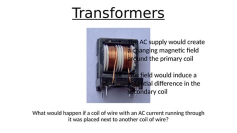Igcse Physics Transformers Powerpoint And Worksheet Teaching Resources