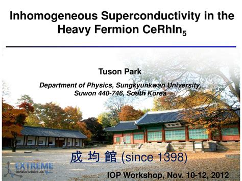 Ppt Inhomogeneous Superconductivity In The Heavy Fermion Cerhin 5 Powerpoint Presentation Id