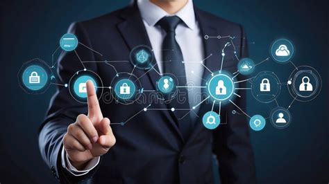 Businessman Touching Access Management Frameworks User Authentication