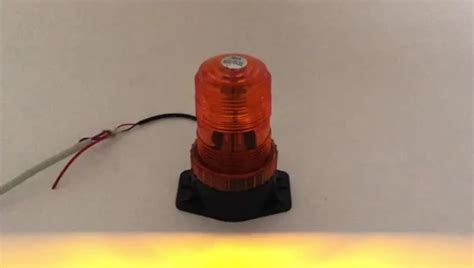 Mini Beacon Led Flashing Warning Light Amber Red Beacon Light Led