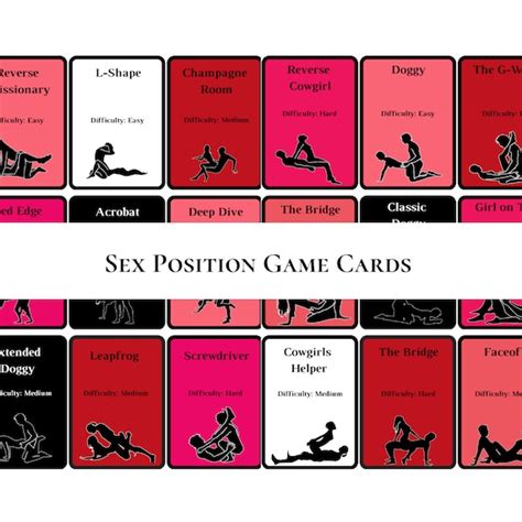 Sex Position Cards Karma Sutra Game Cards Adult Sex Game Etsy