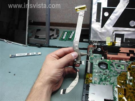 how do i replace the lcd display on my toshiba satellite m305d