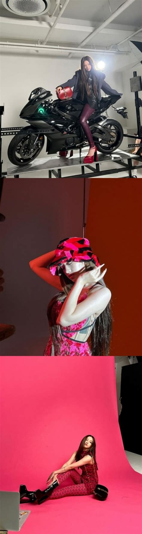 아이브 안유진 바이크 타고 강렬 카리스마…본업 천재 모먼트ten★ 텐아시아