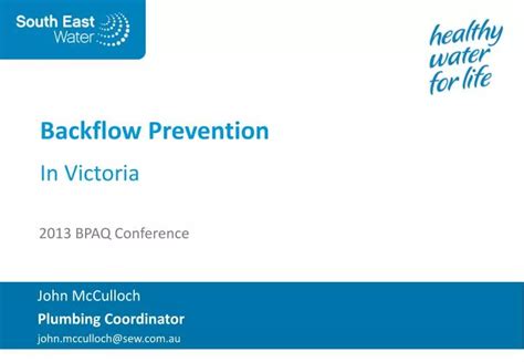 PPT Backflow Prevention PowerPoint Presentation Free Download ID