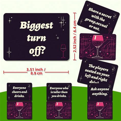 50 Adult Table Game Cards Board Game Cards Multiplayer Gathering And