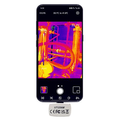 Uti256m Mobile Phone Thermal Imager For Android 256px High