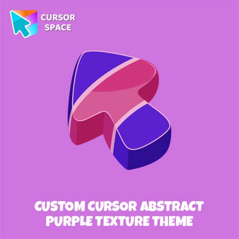 Cute Cursor Custom Cursor Abstract Purple Texture Theme Cursor Space