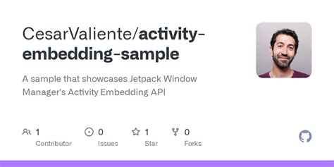 Github Cesarvalienteactivity Embedding Sample A Sample That