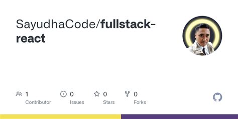 github sayudhacode fullstack react