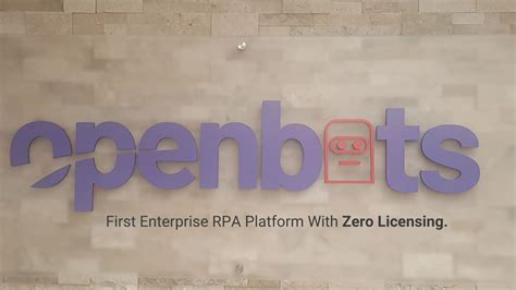 openbots first enterprise rpa with zero bot licensing