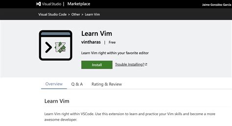 Learn Vim A New Extension To Help You Learn Vim In Vscode Barbarian