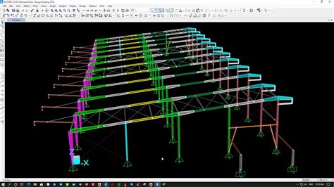 How To Design Sap V Steel Structure Building YouTube