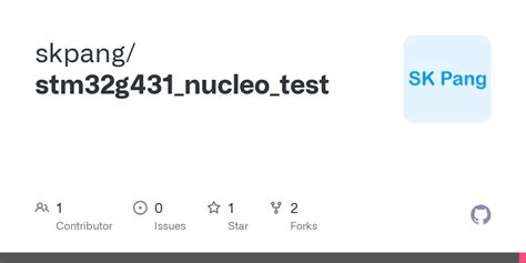 Github Skpangstm32g431nucleotest