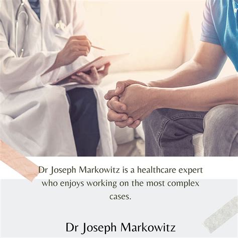 Dr Joseph Markowitz — Healthcare Expert Dr Joseph Markowitz Medium