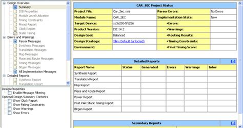 Finite State Machine Design Of A Simple Car Security Alarm On A Xilinx