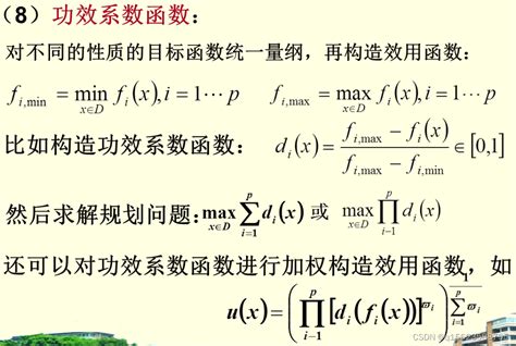 待编辑：数学建模 3非线性规划、多目标规划、目标规划非线性规划多目标规划多目标转单目标 Csdn博客